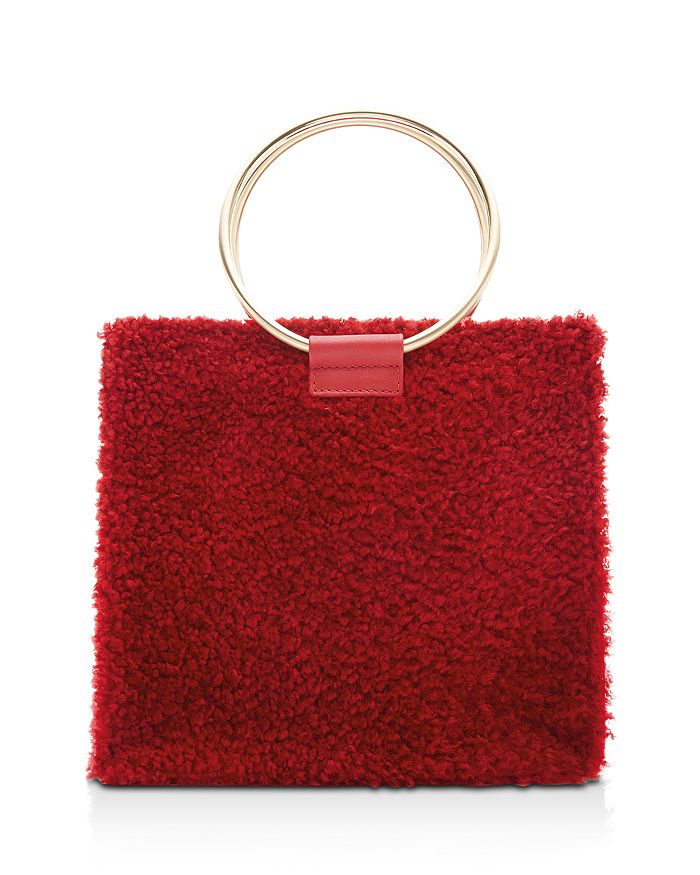 Tara Zadeh Roya Small Shearling Tote | Bloomingdale's