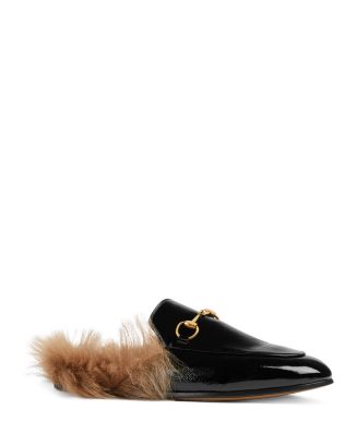 Gucci Women's Princetown Apron Toe Mules | Bloomingdale's