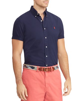 Polo Ralph Lauren Short-Sleeve Classic Fit Button-Down Shirt ...