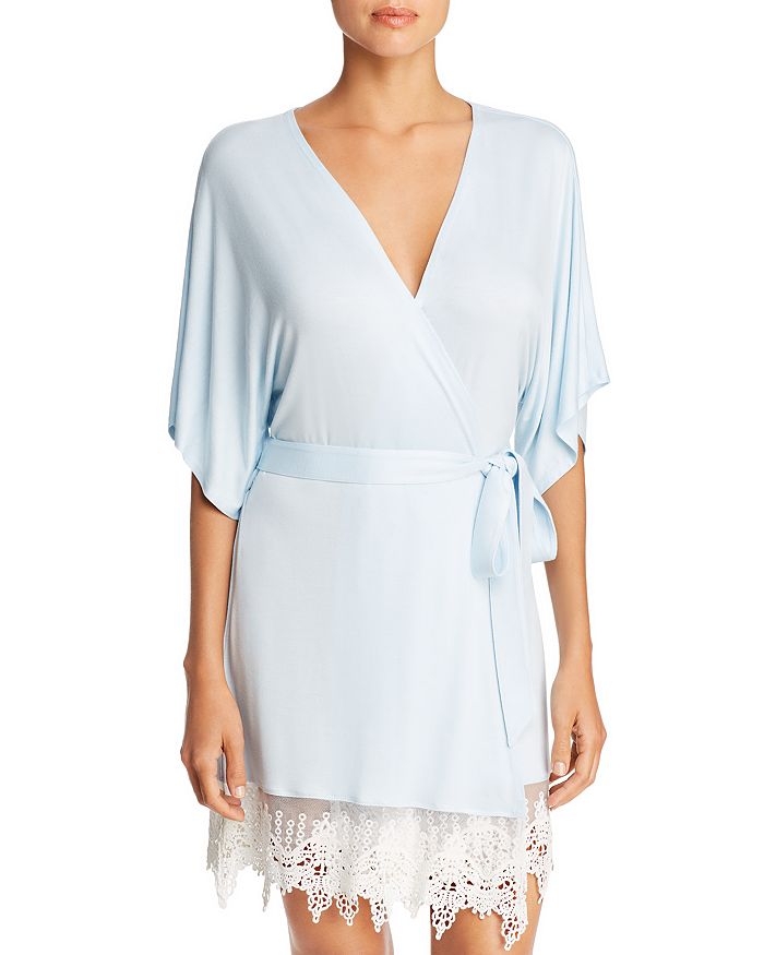 Splendid Bridal Lace Trim Robe | Bloomingdale's