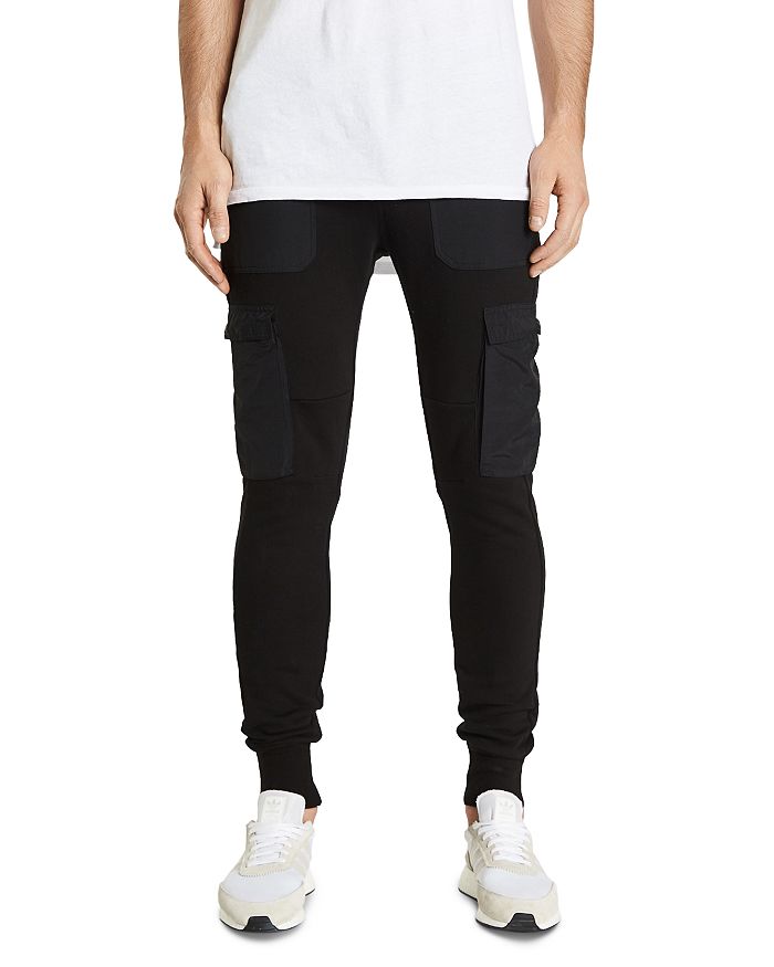 NXP Selector Tech Mixed-Media Cargo Track Pants | Bloomingdale's