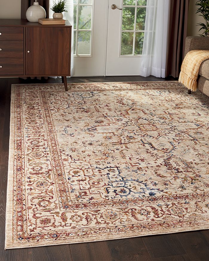 Kenneth Mink Taza Heriz Area Rug, 7'10 X 9'10 In Beige | ModeSens