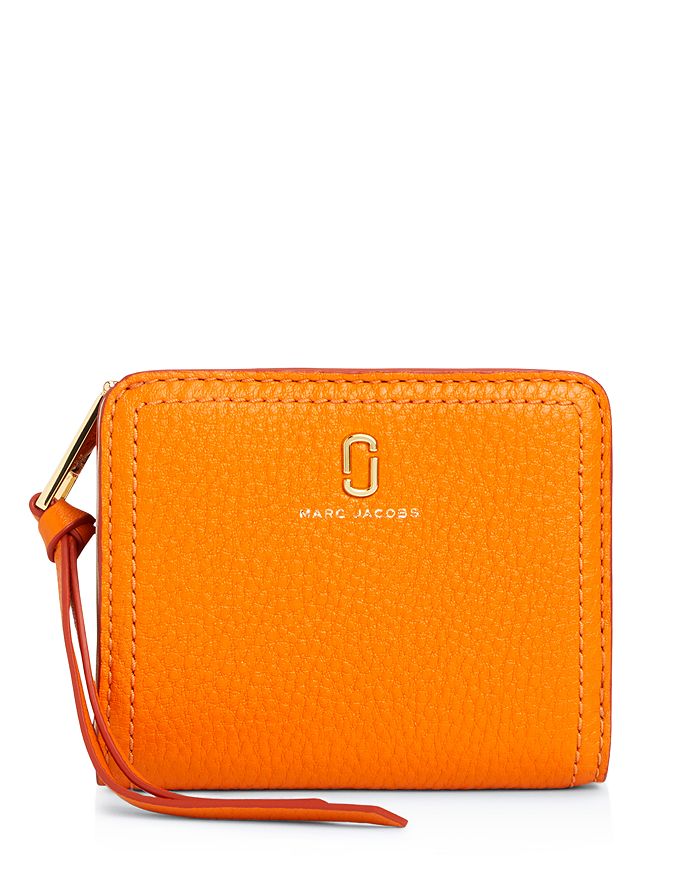 MARC JACOBS Mini Compact Leather Wallet | Bloomingdale's