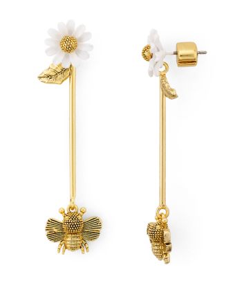 kate spade new york Bee Linear Drop Earrings | Bloomingdale's