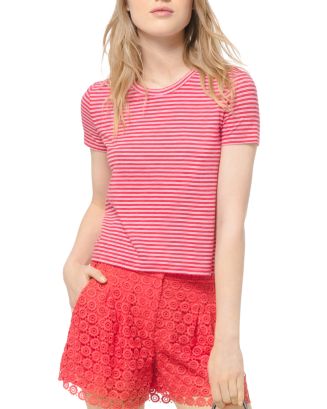 MICHAEL Michael Kors Striped Tee | Bloomingdale's