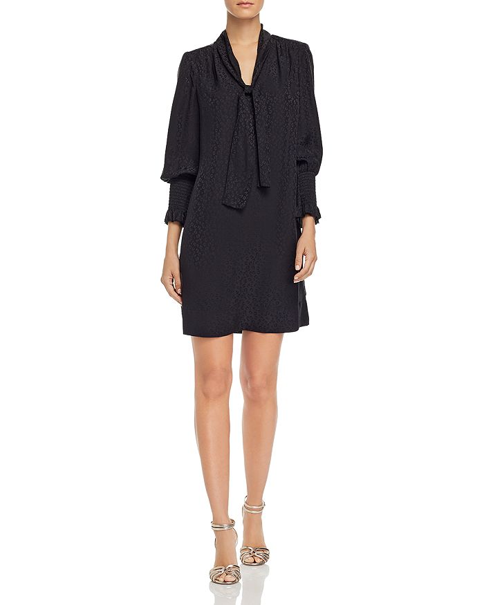 Rebecca Taylor Leopard Printed Silk Dress | Bloomingdale's