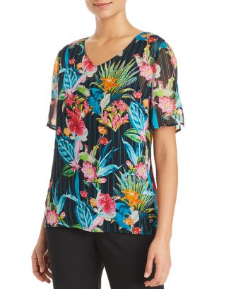 BASLER Tropical-Print Top | Bloomingdale's