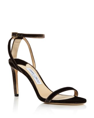 Jimmy Choo Women's Minny 85 Strappy Sandals | Bloomingdale's