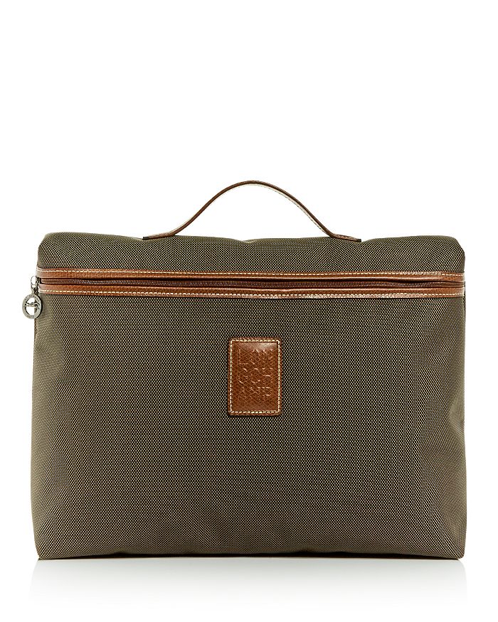 Longchamp Boxford Canvas Briefcase | Bloomingdale's