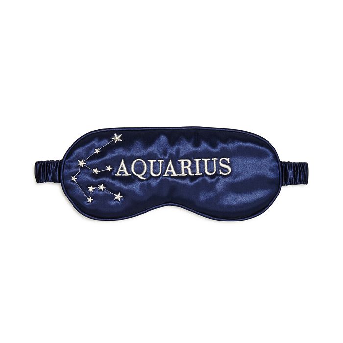 slip Zodiac Embroidered Silk Eye Mask | Bloomingdale's