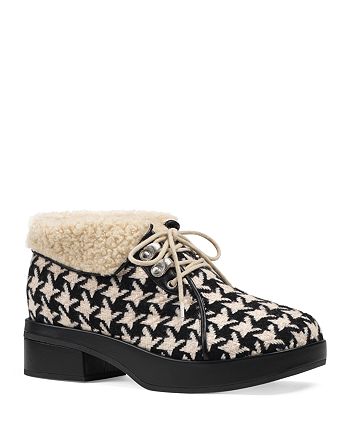 Gucci Women's Houndstooth Booties | Bloomingdale's