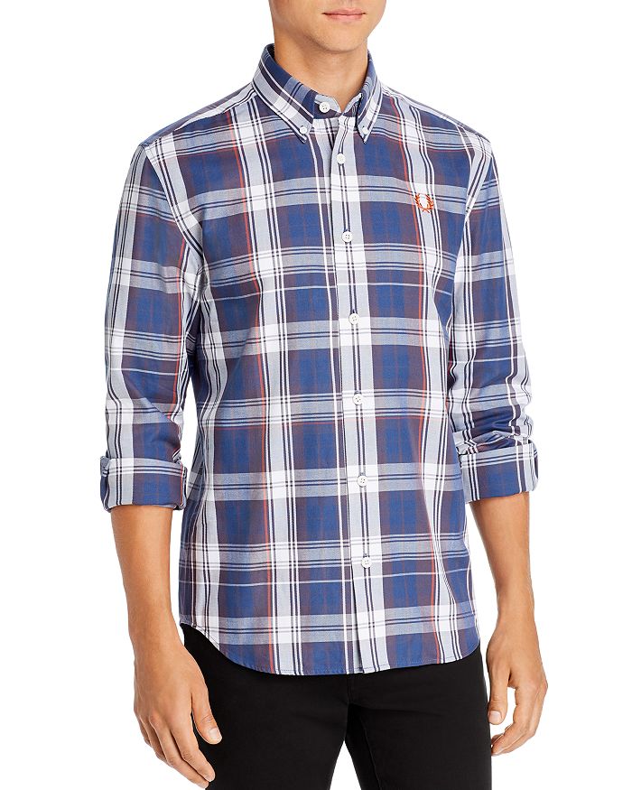 Fred Perry Twill Check Classic Fit Shirt | Bloomingdale's