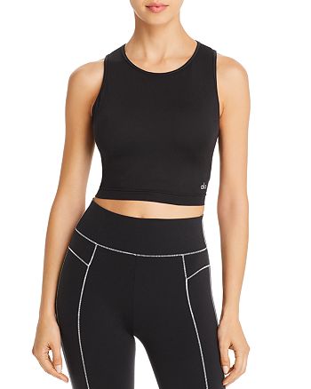 Alo Yoga Control Cutout Cropped Tank | Bloomingdale's