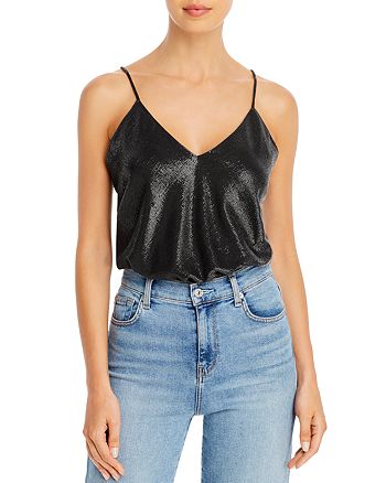 ALIX NYC Alix Lewis Metallic Racerback Bodysuit | Bloomingdale's
