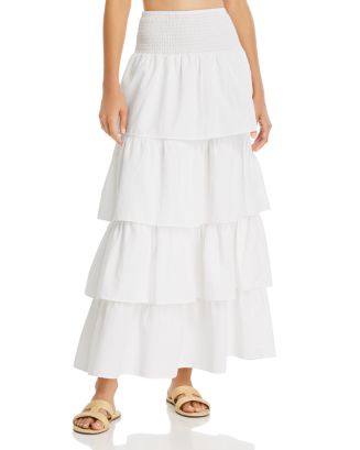 WeWoreWhat Onia x Paloma Tiered Ruffle Cotton Skirt | Bloomingdale's