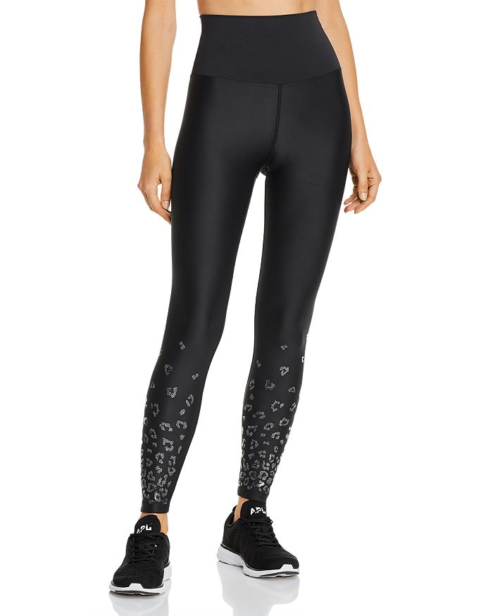 Beach Riot Piper Leopard Detail Leggings | Bloomingdale's