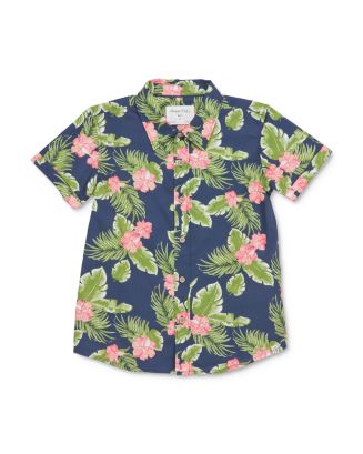 Sovereign Code Boys' Darius Tropical Print Shirt - Big Kid | Bloomingdale's