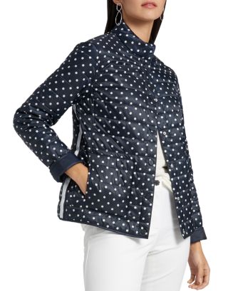 BASLER Polka-Dot Reversible Quilted Jacket | Bloomingdale's