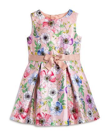 BCBG GIRLS BCBGirls Girls' Floral Print Dress - Little Kid | Bloomingdale's