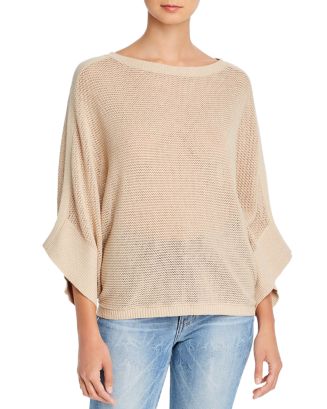 Minnie Rose Oversized Cotton & Cashmere Sweater | Bloomingdale's
