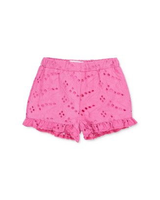Sovereign Code Girls' Eyelet Cotton Shorts - Big Kid | Bloomingdale's