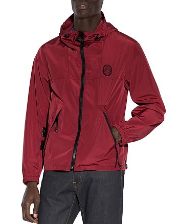 COACH Regular Fit Hooded Windbreaker | Bloomingdale's