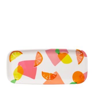 kate spade new york Citrus Celebration Melamine Appetizer Tray ...