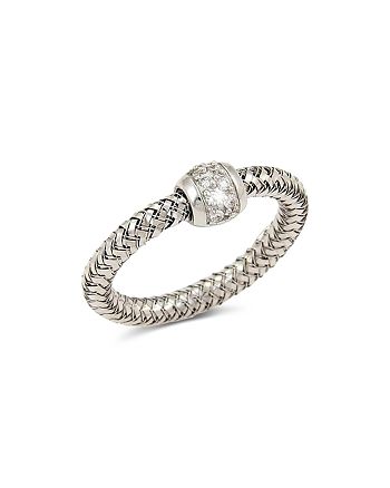 Roberto Coin 18K White Gold Diamond Primavera Statement Ring ...