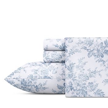 Laura Ashley Vanessa Cotton Flannel Sheet Set, Full | Bloomingdale's