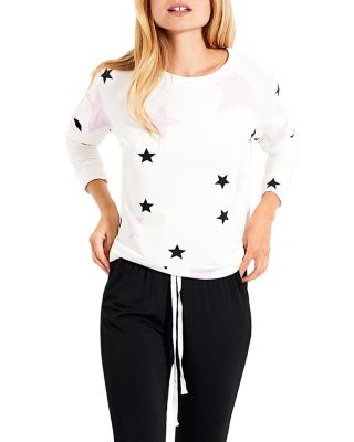Stripe and Stare Star Print Sleep Top | Bloomingdale's