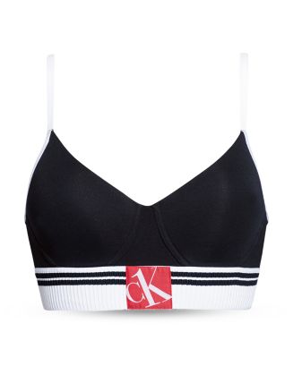 Calvin Klein CK One Sock Band Lightly Lined Wireless Bralette ...