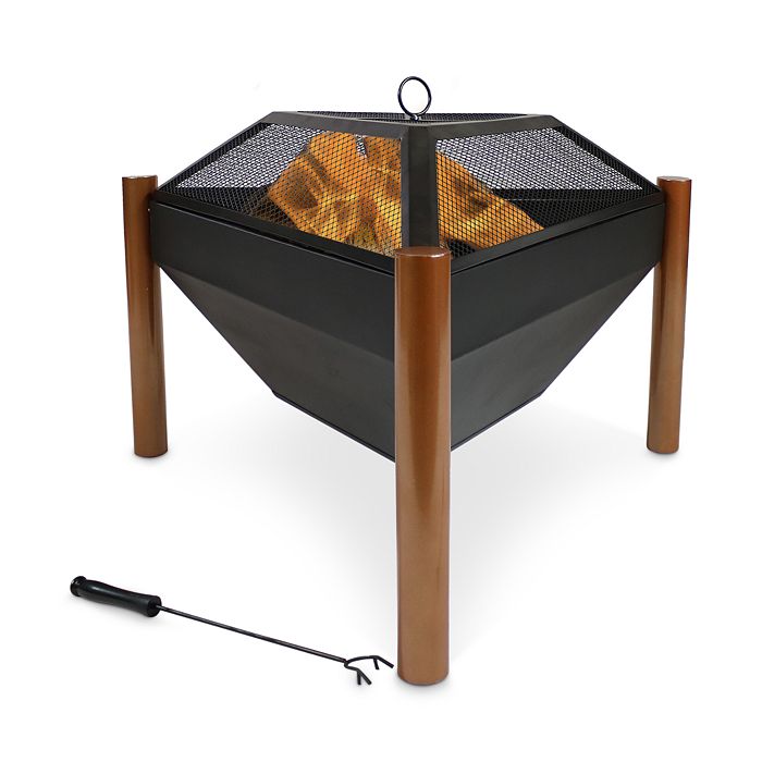 Sunnydaze Decor Steel Triangle Fire Pit | Bloomingdale's