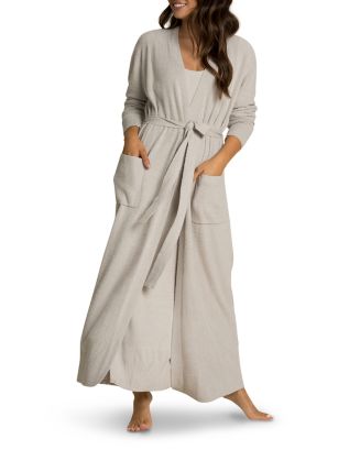 BAREFOOT DREAMS CozyChic Lite Ribbed Long Robe | Bloomingdale's