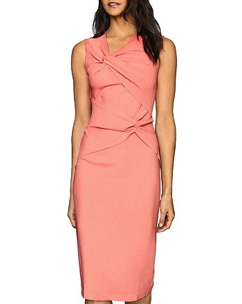 REISS Alex Twist Front Bodycon Dress | Bloomingdale's