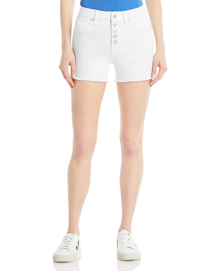 AQUA Button Fly Jean Shorts in Pastel Multi - 100% Exclusive ...