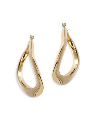 Bloomingdales Fine Collection 14K Yellow Gold Wavy Hoop Earrings