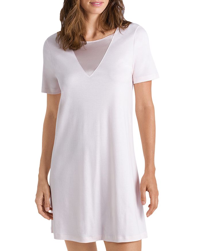 Hanro Eileen Short Sleeve Gown | Bloomingdale's