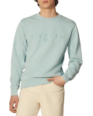 Sandro Black Logo Sweatshirt | Bloomingdale's