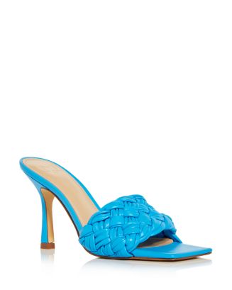 Marc Fisher LTD. Women's Draya Woven High Heel Side Sandals ...