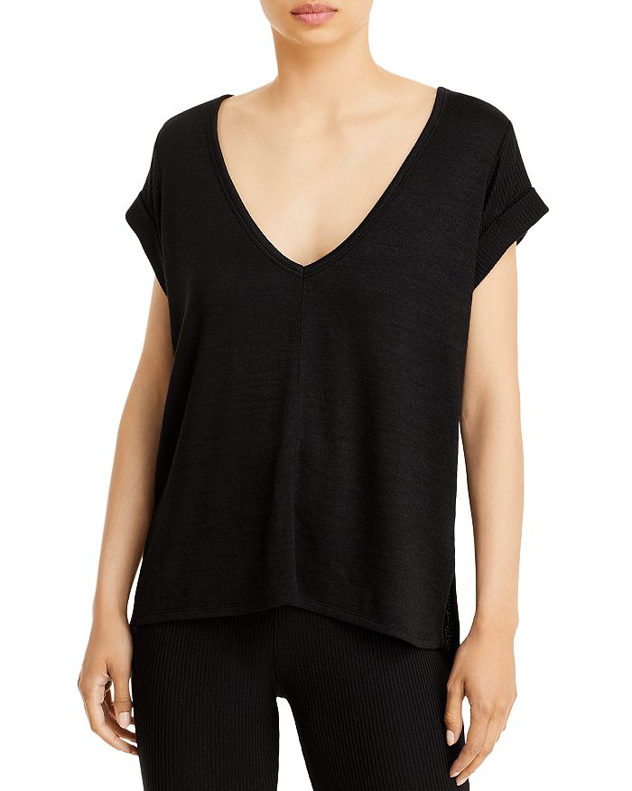 rag & bone Ribbed Cuffed Tee | Bloomingdale's