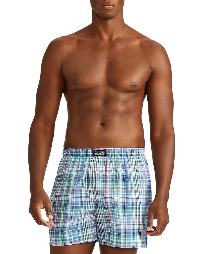 Polo Ralph Lauren Cotton Plaid Boxers | Bloomingdale's