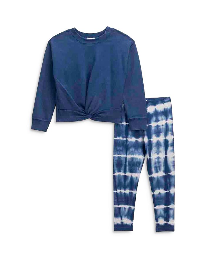 Splendid Girls' Tie Top & Tiger Tie Dye Leggings Set - Little Kid ...