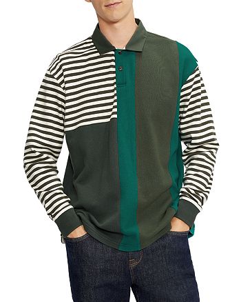 Ted Baker Colorblocked Pattern Blocked Rugby Shirt | Bloomingdale's