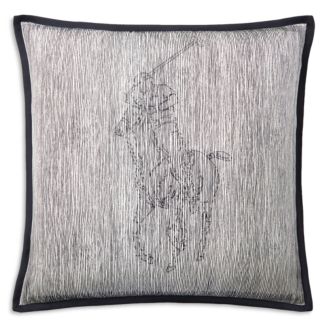 Ralph Lauren Polo Pony Silk Throw Pillow | Bloomingdale's