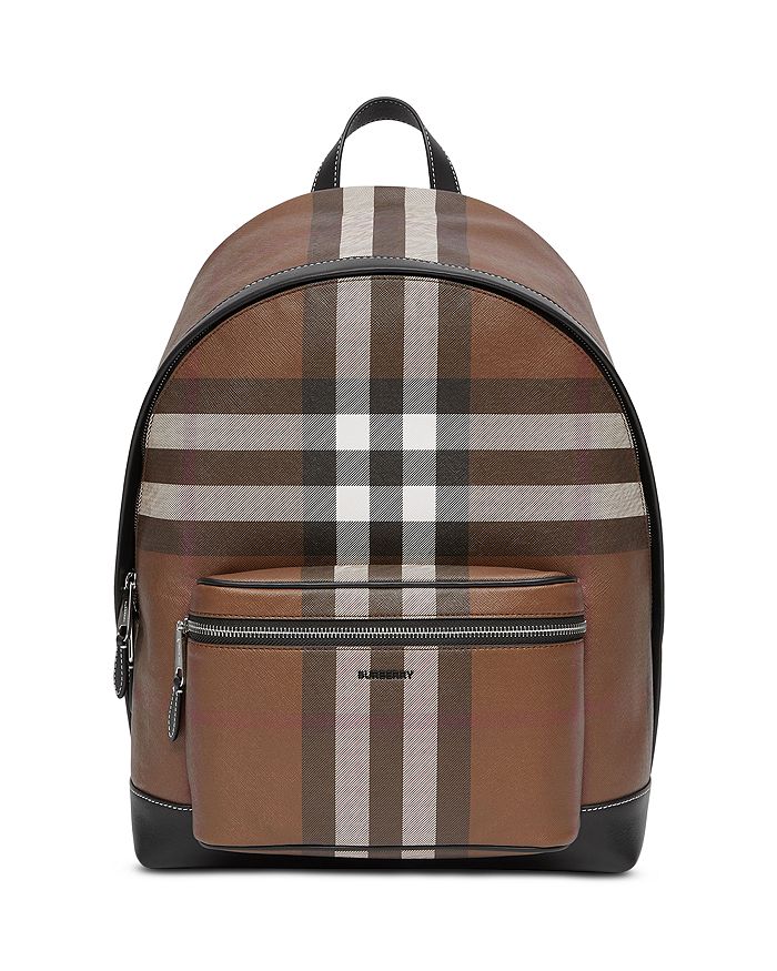 Burberry E-Canvas Check Backpack | Bloomingdale's