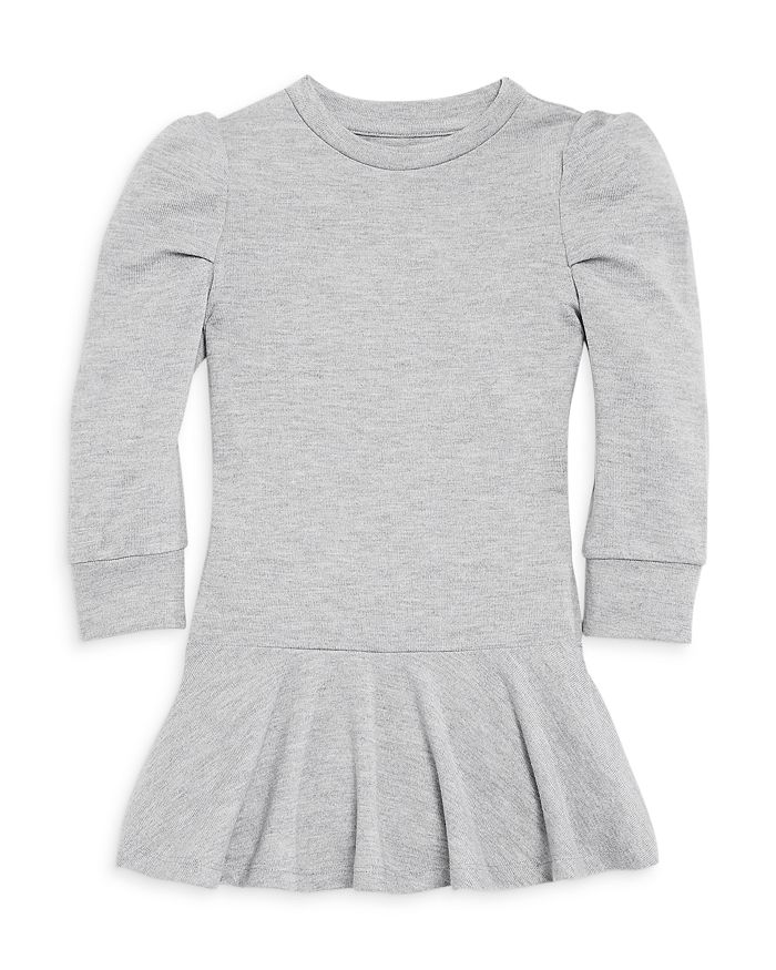 BCBG GIRLS Girls' French Terry Flounce Dress - Big Kid | Bloomingdale's