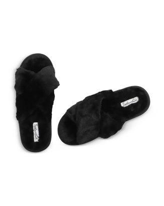 Splendid Faux Fur Slippers | Bloomingdale's