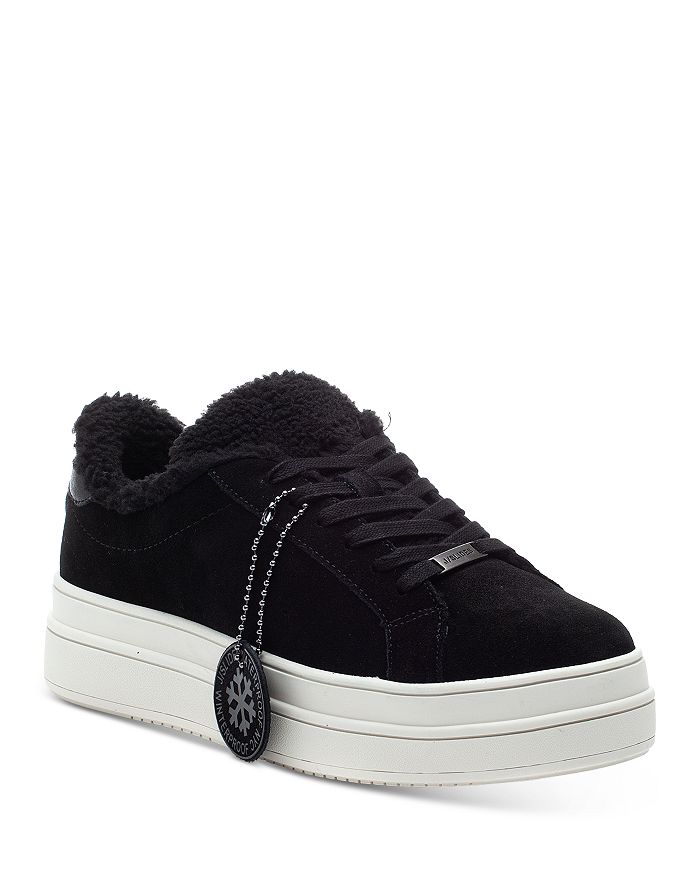 J/Slides Women's Ninka Waterproof Platform Low Top Sneakers ...