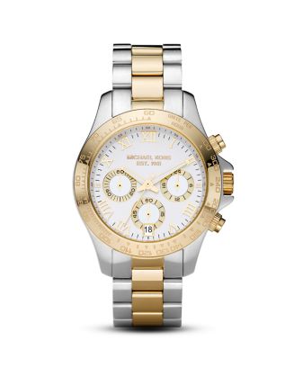 Michael Kors Michael Two-Tone Watch, 38mm | Bloomingdale's