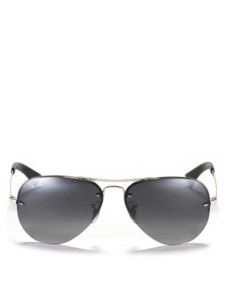 Ray-Ban Unisex Rimless Aviator Sunglasses, 59mm | Bloomingdale's